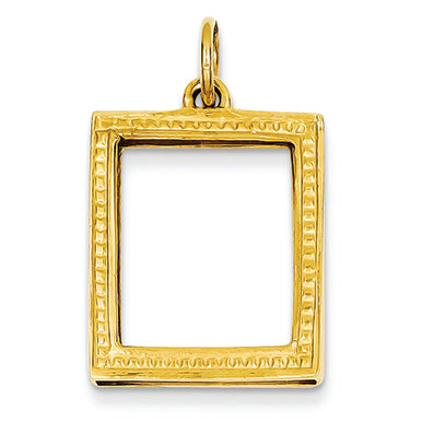 14K Gold Picture Frame Pendant – PriceRock