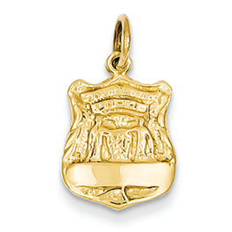 14K Gold Police Badge Charm – PriceRock