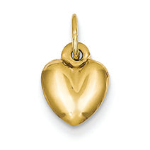 14K Gold Puffed Heart Charm – PriceRock