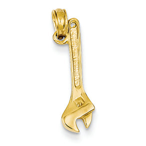 14K Gold 3-D Wrench Pendant – PriceRock