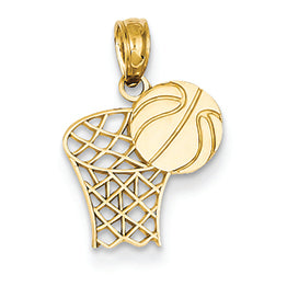 14K Gold Basketball Hoop and Ball Penda – PriceRock