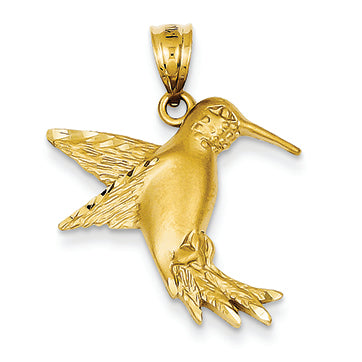 14K Gold Hummingbird Charm – PriceRock
