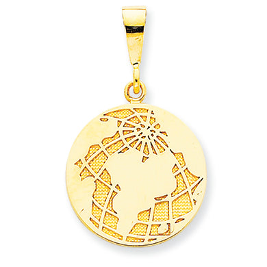 14K Gold Globe Pendant – PriceRock