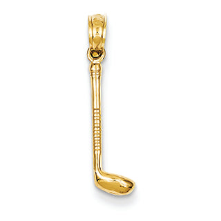 14K Gold Golf Club Pendant – PriceRock
