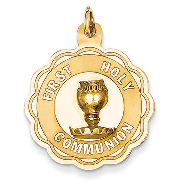 14K Gold First Holy Communion Pendant – PriceRock